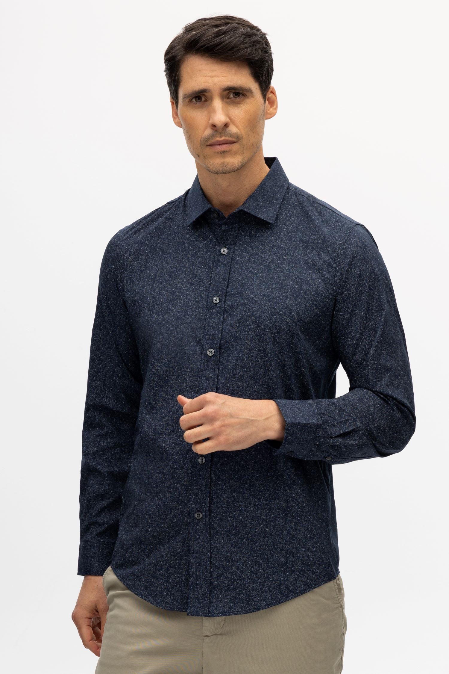 Ryan Navy Geo Shirt – Julian & Mark